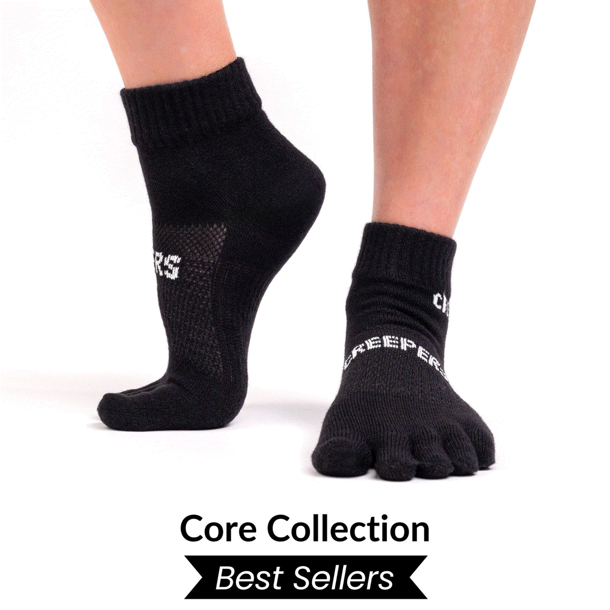 Creepers Socks | Merino Wool Toe Socks for Running and Hiking Comfort