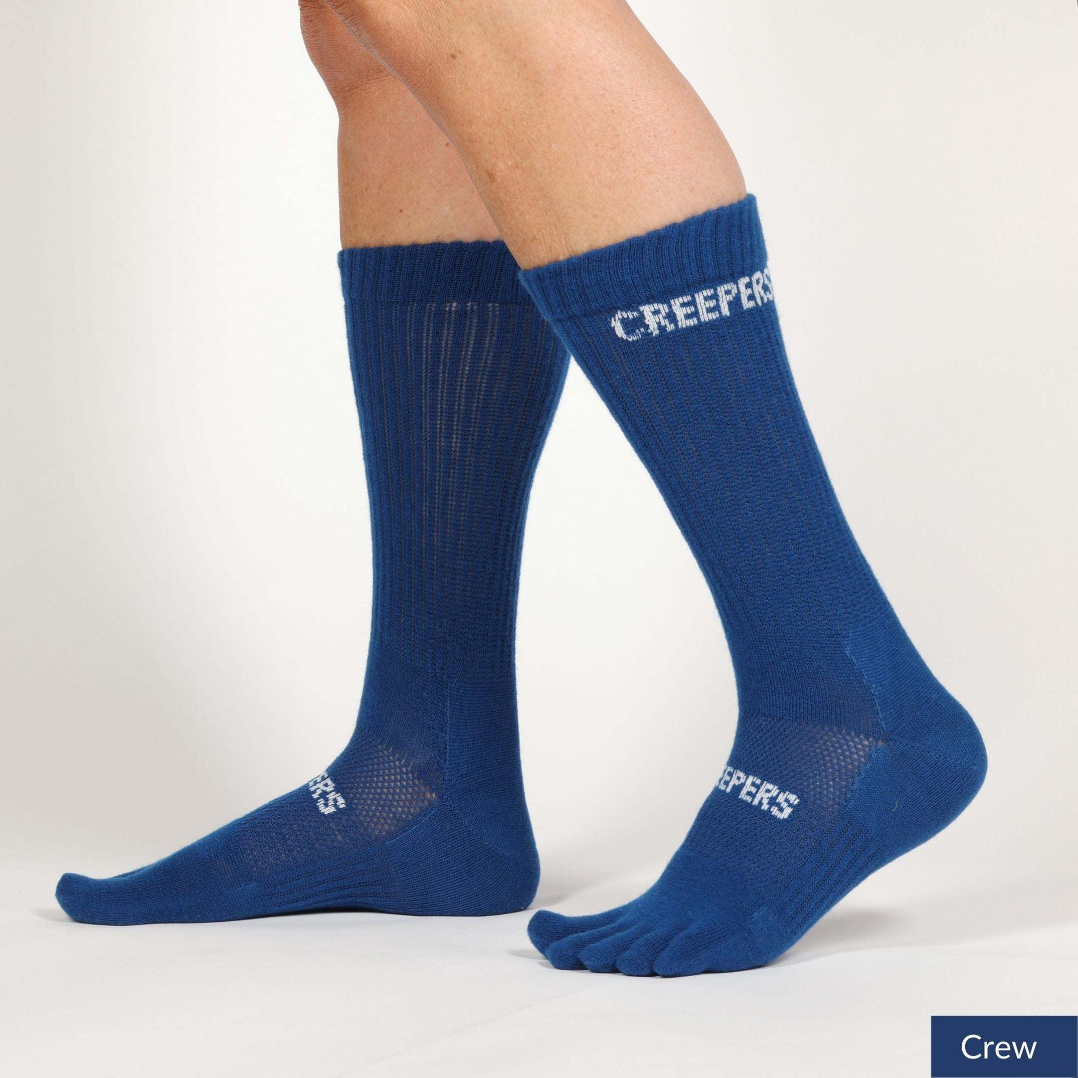 Peacock Blue | Creepers Merino Toe socks | Creepers Socks