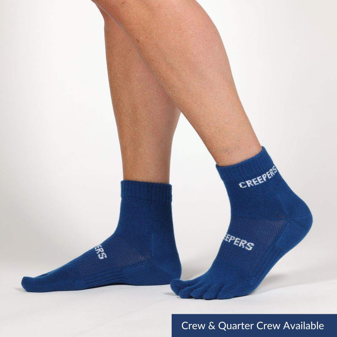 Creepers Merino Toe socks | Limited Edition #3: BLUE toe socks ...